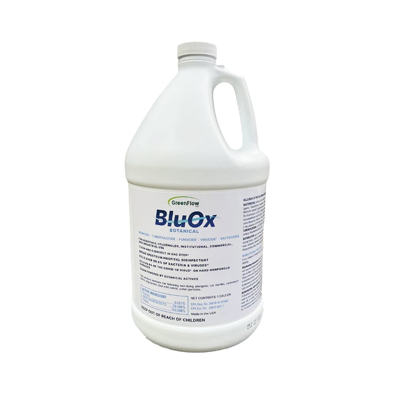 BluOX Botanical Disinfectant Crawl Space Fogging Chemical (1 Gallon ...
